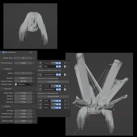 problem with hair dynamics blender 3 3 1 r blender