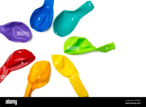 Not Inflated Balloon Isolated Stock Photo Alamy