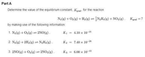 Solved It Is Possible To Predict The Equilibrium Constant Of