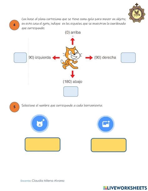 Introduction Scratch Jr Worksheet Artofit