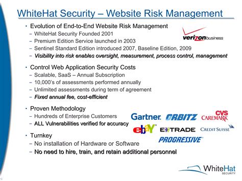 whitehat security presentation ppt