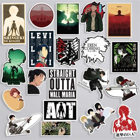 Attack On Titan Stickers Pack 1 Limited Edition