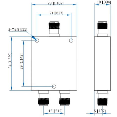 China High Frequency Wilkinson Rf Antenna Power Splitter Combiner