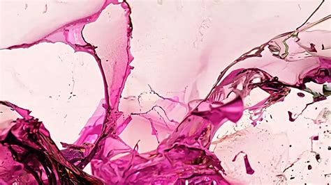 Dynamic Pink Fluid Art Overlay For Modern Art Exhibition Videos Videos