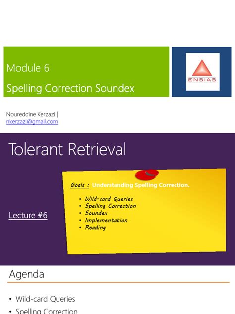 6 Spelling Correction Soundex Pdf Search Engine Indexing
