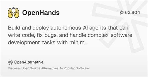 Openhands Open Source Alternative To Claude Code Qoder And Warp
