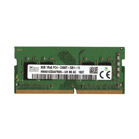 رم لپ تاپ Ddr4 تک کاناله 2400 مگاهرتز Cl17 اس کی هاینیکس مدل Pc4 ظرفیت