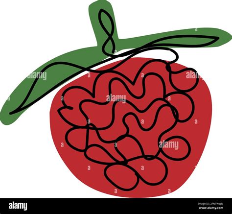 Line Art Raspberry Vector Illustration Stock Vector Image And Art Alamy