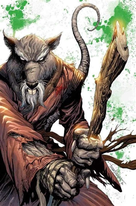 Splinter Artist Tyler Kirkham Teenage Mutant Ninja Turtles Artwork