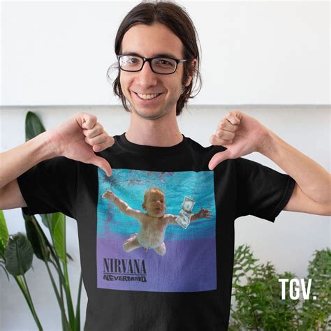 Jual Kaos Band Nirvana Nevermind Album Artwork Shopee Indonesia