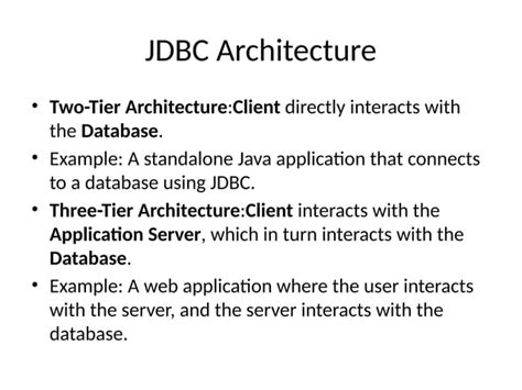 introduction to jdbc and odbc pptx jdjdnjdjdndjdjndj ppt