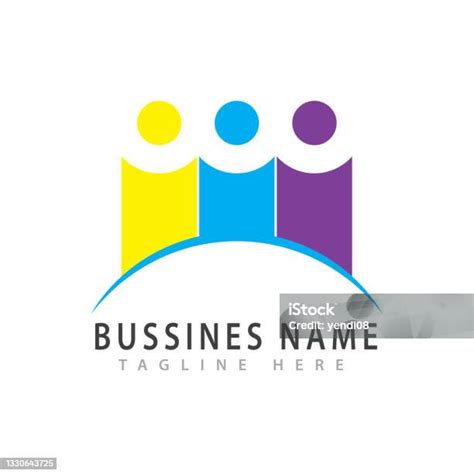 Teamwork Logos And People And Business Community Logos Vector Logo