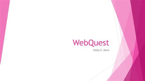 Webquest Ppt