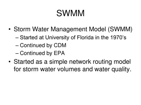 ppt watershed modeling using hec hms and epa swmm powerpoint