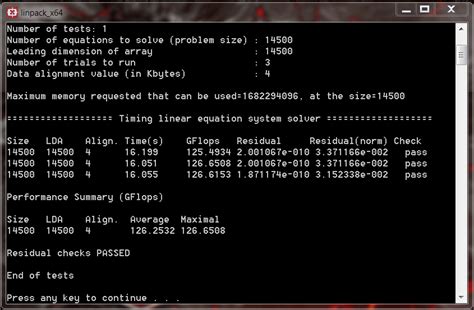 Post Your Linpack Score Techpowerup Forums