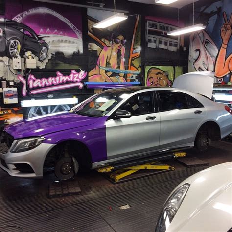 Mercedes S Class Wrapped In Purple For Footballers Wife Is Pimping Autoevolution