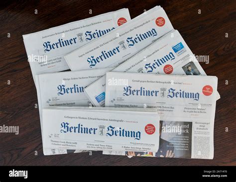 Tageszeitung Berliner Zeitung Stock Photo Alamy