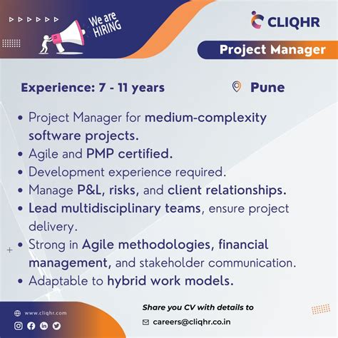 Cliqhr Recruitment Services On Linkedin Hiring Projectmanager Projectmanagerjobs Jobopening