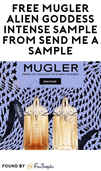 FREE Mugler Alien Goddess Intense Sample From Send Me A Sample Google