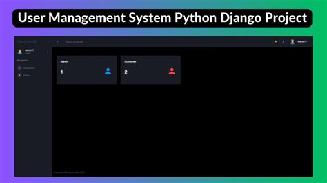 User Management System Python Django Project With Source Code Youtube