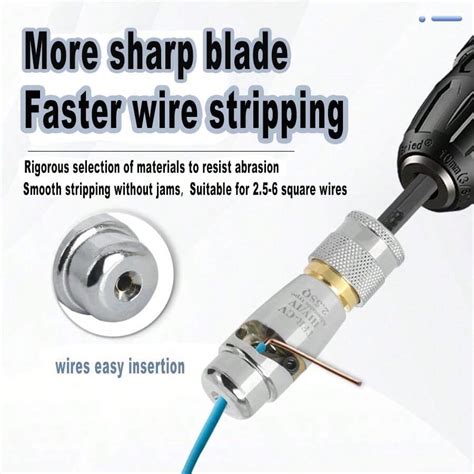 เครื่องมือปอกสายไฟและบิด Electric Wirestripper เจาะบิตชุดเครื่องมือ