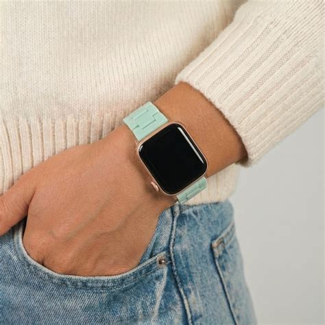 Luxe Pastel Mint Apple Watch Strap Watch Bands Coconut Lane