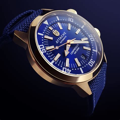 Наручные Часы Attache Compressor GBlue - российские механические часы с ...