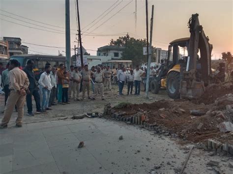 पारडी पुनापूर येथील स्मार्ट सिटी अतंर्गत रस्त्याचे काम प्रभावित