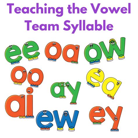 Multisyllabic Vowel Team Words