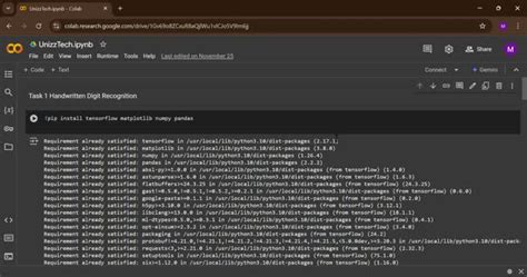 muskan dubey on linkedin aiml internship unizztech machinelearning