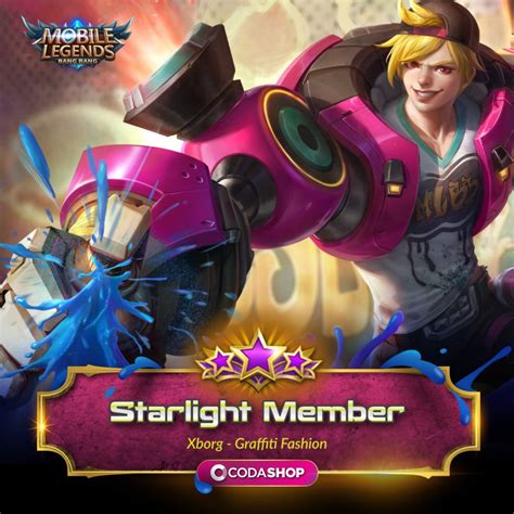 Design Garang Milik Xborg Jadi Starlight Member Juni 2020 Codashop