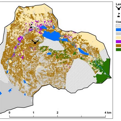 Land Cover Map Of Bassies Catchment Download Scientific Diagram