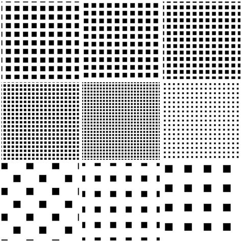 Simple Plain Squares Repeatable Seamless Background Pattern Set Squares Checkered Chequered