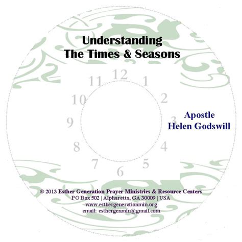 Understanding The Times And Seasons