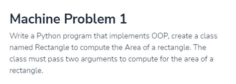 Solved Machine Problem 1 Write A Python Program That