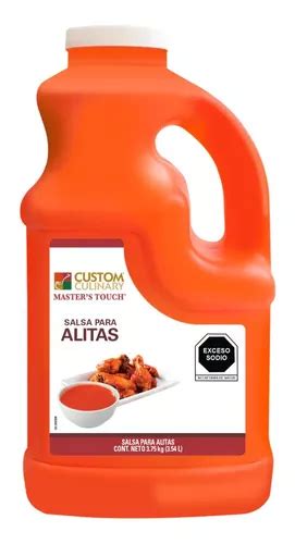 Salsa Alitas Sabor Original Custom Culinary 3 75 Kg Meses Sin Intereses