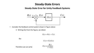 Steady State Error Control Systems Elect PDF