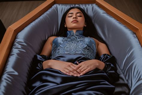 1 Sleeping Beauty Corpse Funeral Coffin Pose Sat By Huatkuay On