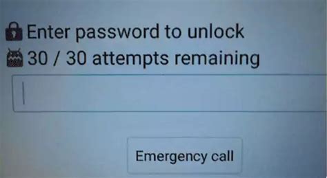 Enter Password To Unlock 30 30 Attempts Remaining 5 Fixes