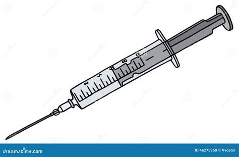 Spuit Vector Illustratie Illustration Of Vector Plastiek 46275950