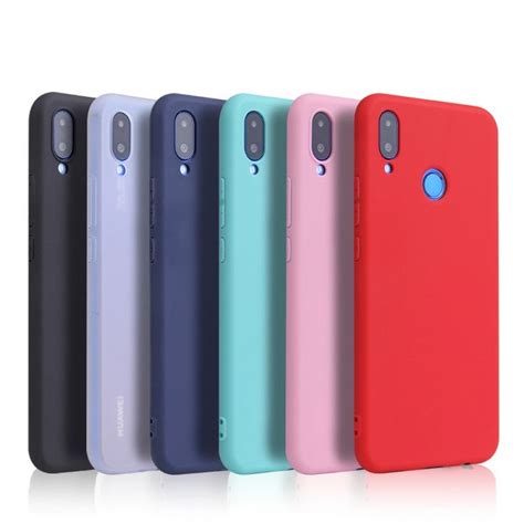 Matte Colorful Soft Silicone TPU Case For Huawei Y9 P Smart 2019 P20