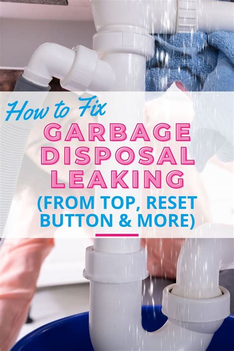 How To Fix Garbage Disposal Leaking From Top Reset Button More