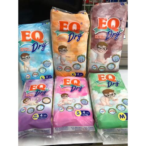 Eq Dry Mini Pack Newborn 4ssmall 4smedium 4slarge 4sx Large 4s