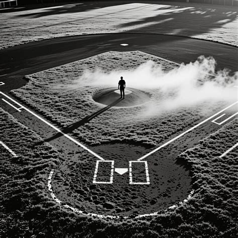 Free Diamond In Mist Photo Baseball Diamond Field Download At