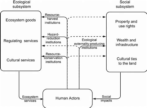 The Interconnection Between Ecological And Social Subsystems Mea 2005