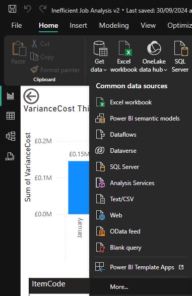 get data from online service missing in excel office 365 e3 and e5