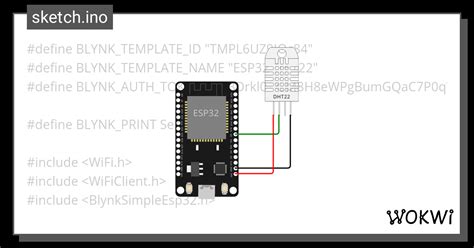 Temperature And Humidity Project Wokwi Esp32 Stm32 Arduino Simulator