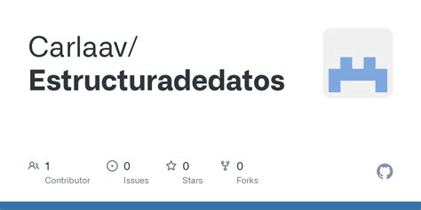 Github Carlaav Estructuradedatos
