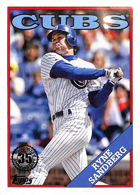Ryne Sandberg 2023 Topps Series 1 35th Anniversary T88 92 Ebay