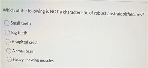 Which Of The Following Is Not A Characteristic Of
